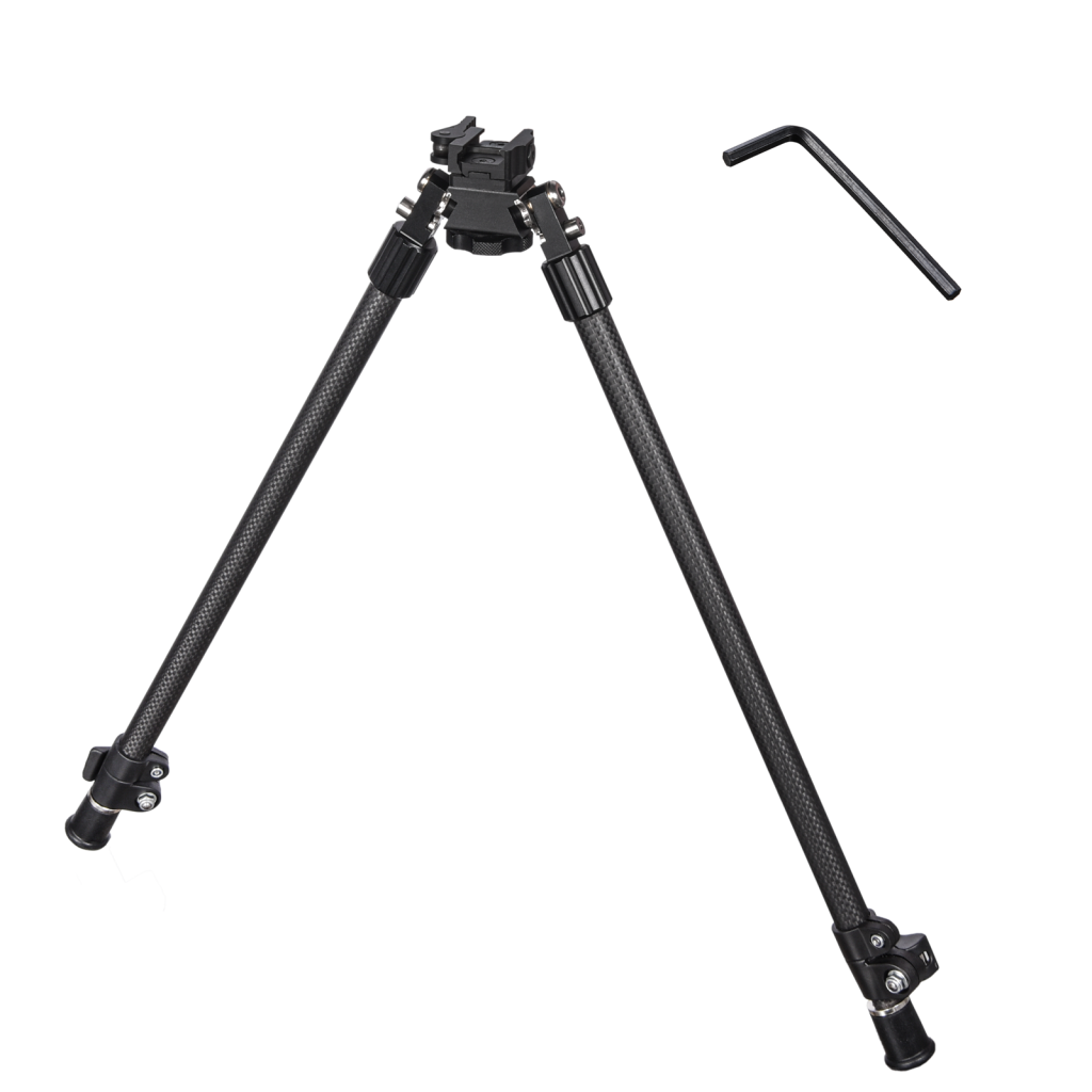 Tactical Carbon Fiber Rifle Bipod Tall with Quick Detach Lever 1913 ...